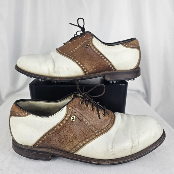 FootJoy | Shoes | Footjoy Classics Dry Premiere Spiked Golf Shoes White ...